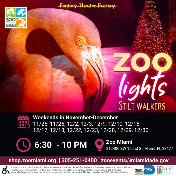 Zoo Lights : FTF Stilt Walkers | The Children's Trust